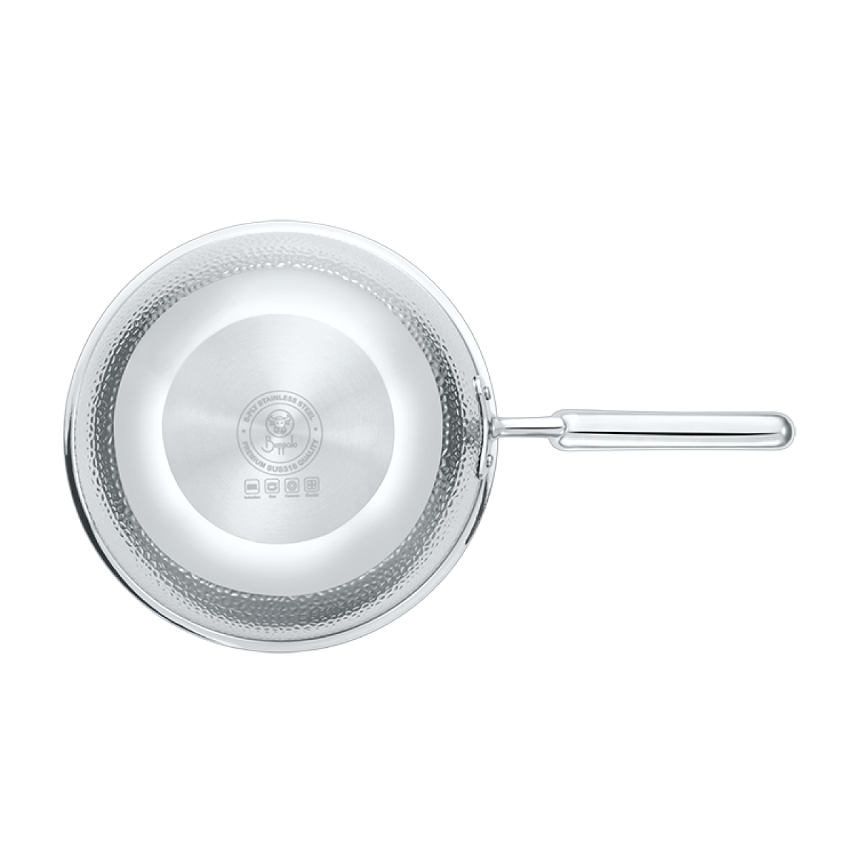 牛頭牌 28cm 316不銹鋼五層鑊 (763428A)