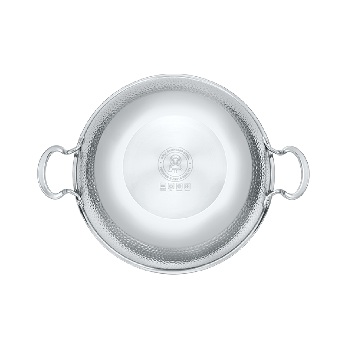 牛頭牌 32cm 316不銹鋼五層鑊 (763432A)